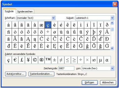 MS Word 2003 Basis